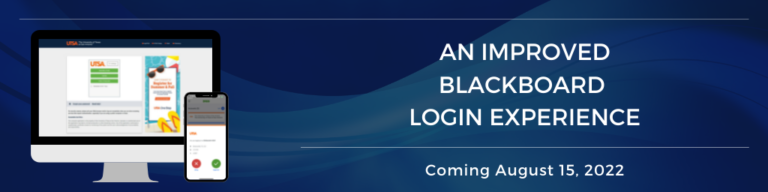An Improved Blackboard Login Experience – Digital Learning | UT San Antonio